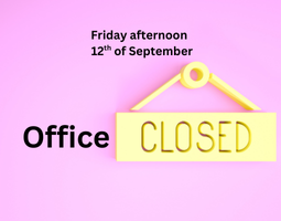 OFFICE CLOSED THIS FRIDAY AFTERNOON